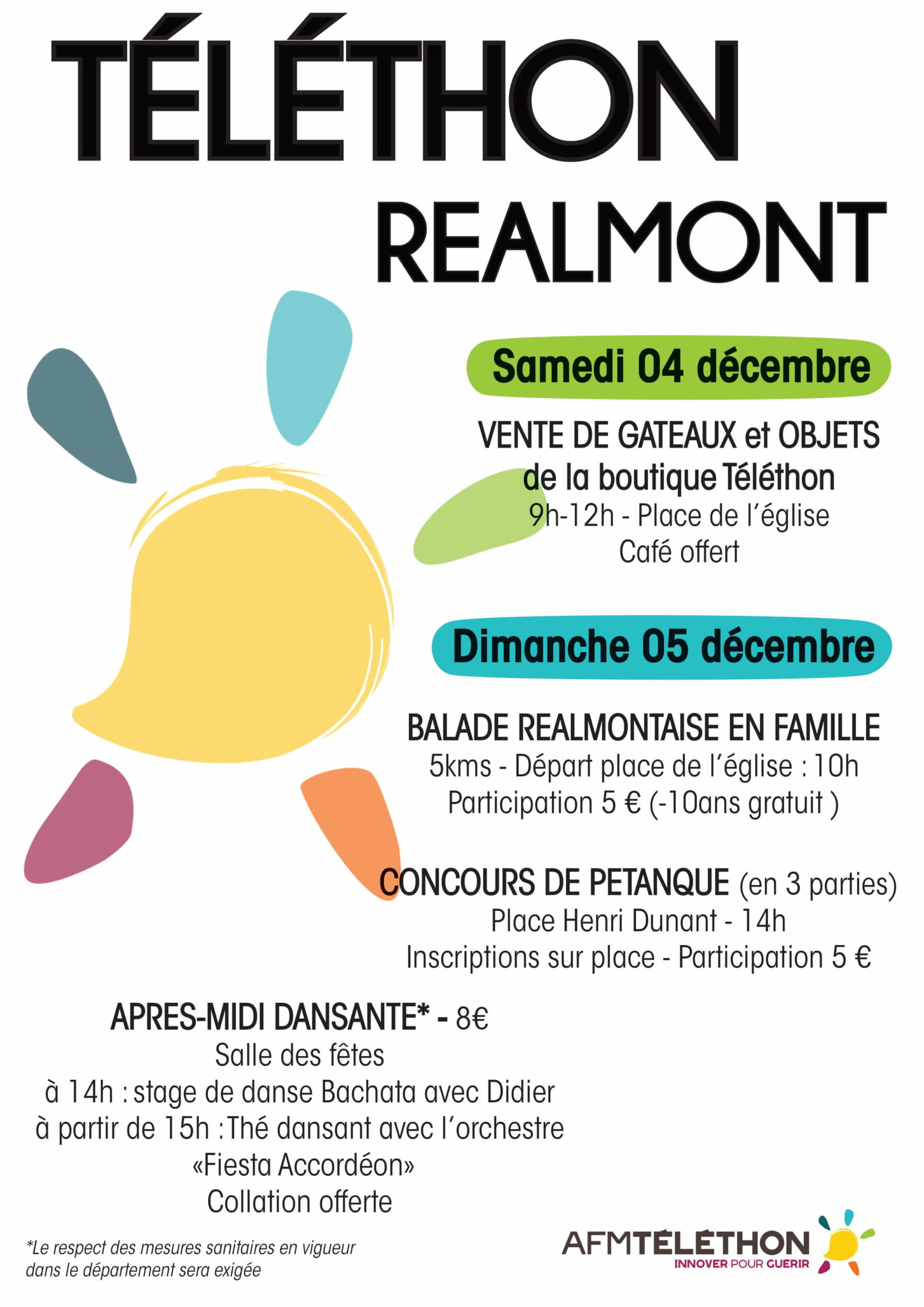 affiche-Telethon-2021 - Communauté de Communes Centre Tarn